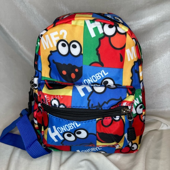 Accessories | Sesame Street Mini Backpack With All The Famous ...
